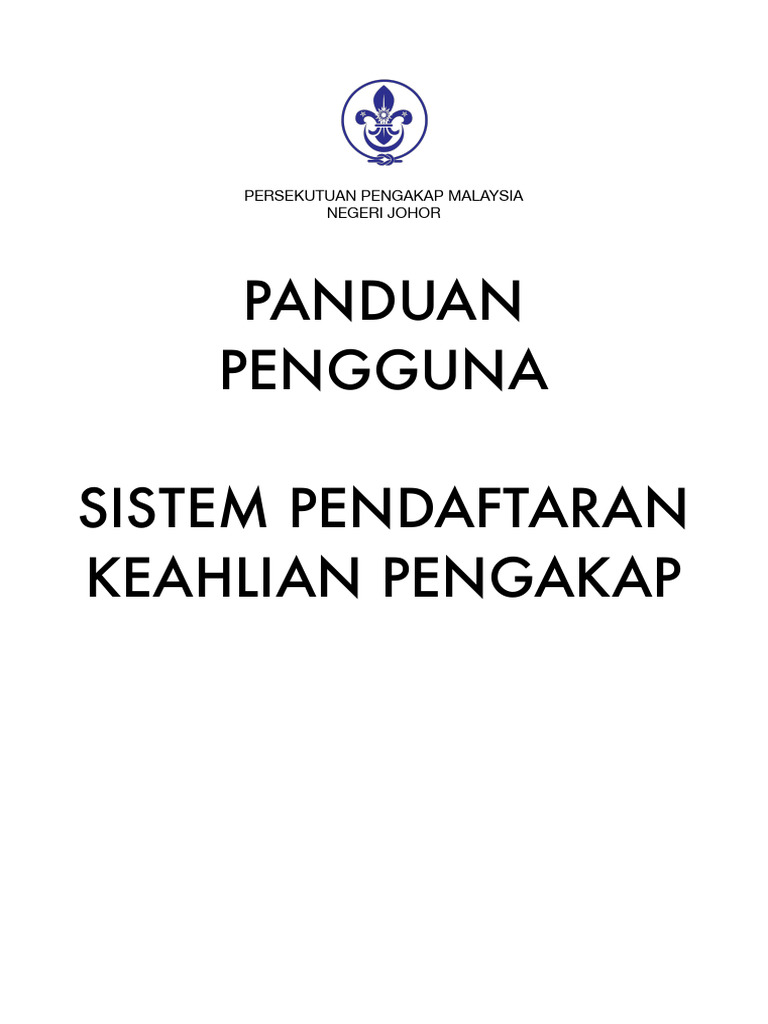 Panduan Pengguna Sistem Pendaftaran | PDF