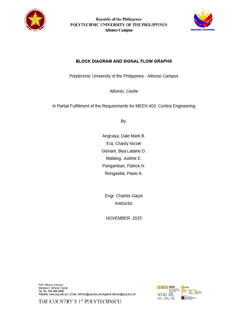 Group 5 Manuscript | PDF | Feedback | System