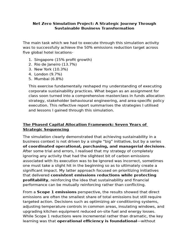 Reflective Paper Shreya Basu 498(Div08) | PDF | Sustainability | Efficient Energy Use