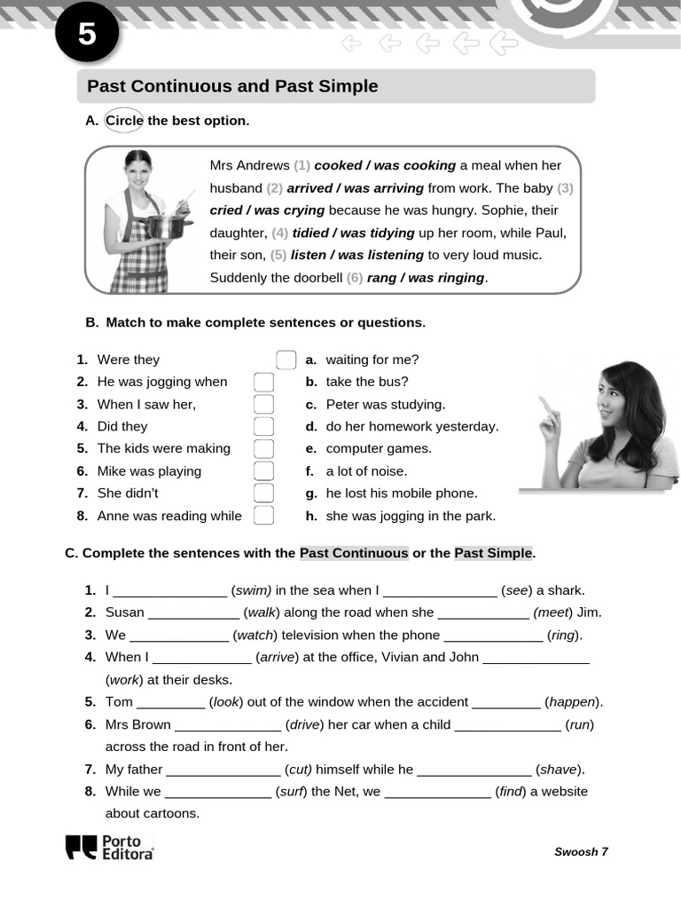 Past Simple e Past Continuous | PDF