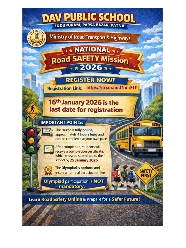 National Road Safety Mission 2026 | PDF