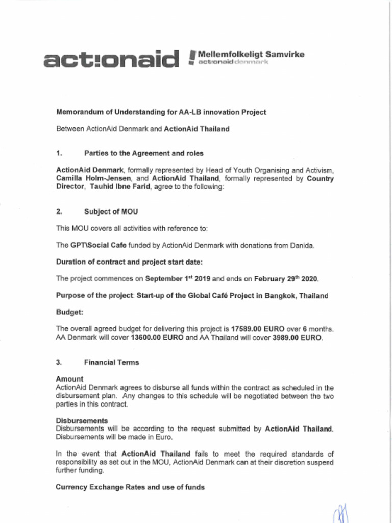 00. Global Platform MOU PDF Version | PDF