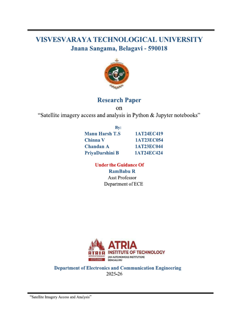 Satellite Imagery access and analysis using Python and Jupyter ...