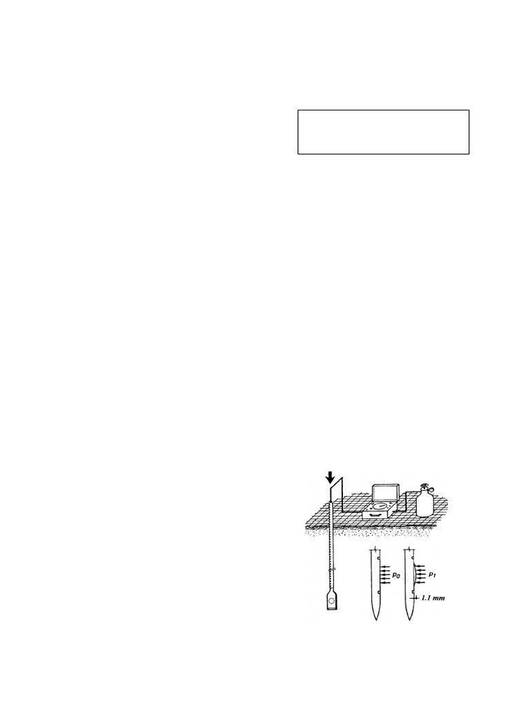 Use of the Flat Dilatometer Test (DMT) in Geotechnical Design | PDF ...