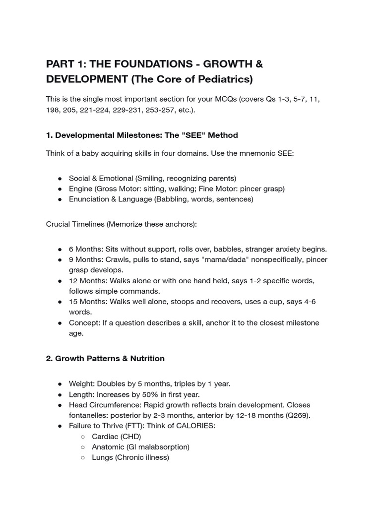 Pediatric Growth, Development, and Health | PDF | Respiratory Tract ...