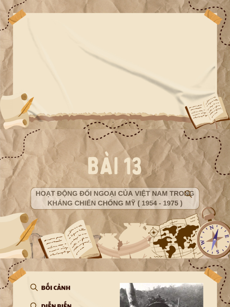 Brown and Beige Vintage Classic Illustration Paper Project History ...