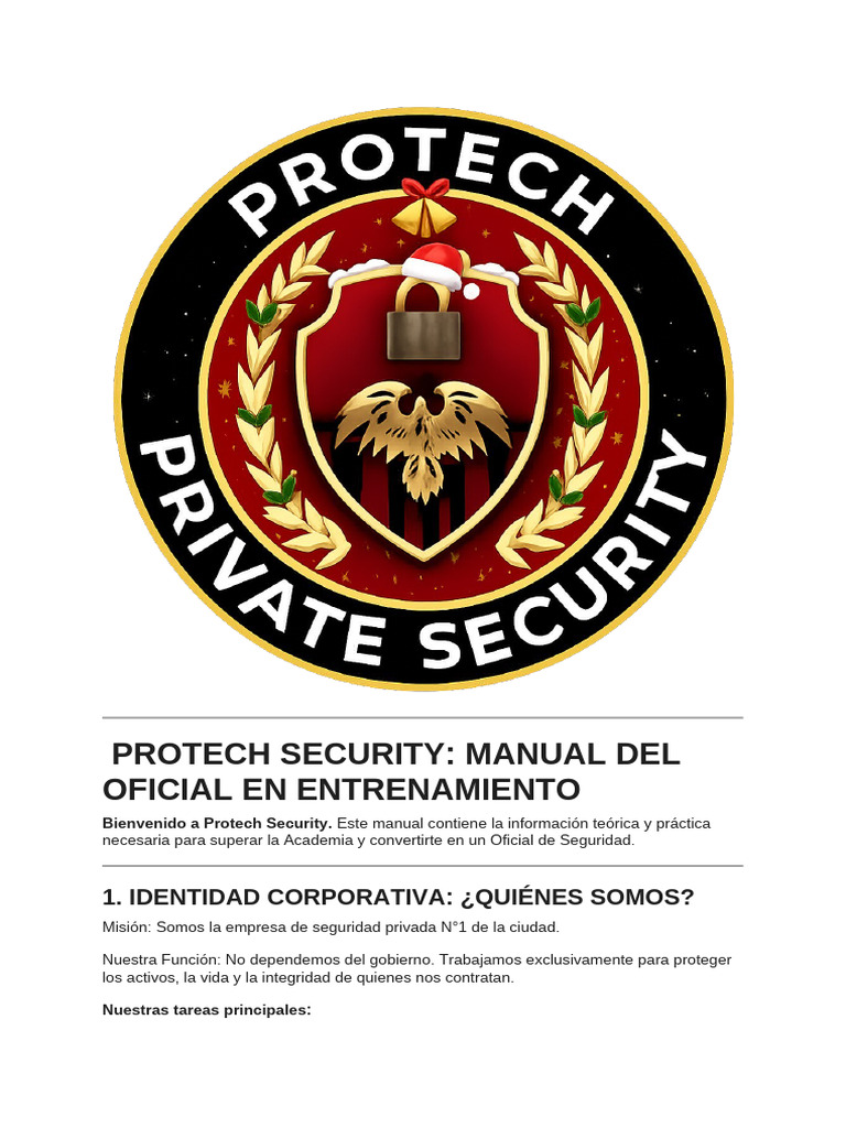 PROTECH SECURITY | PDF | Servicios de emergencia | Seguridad internacional