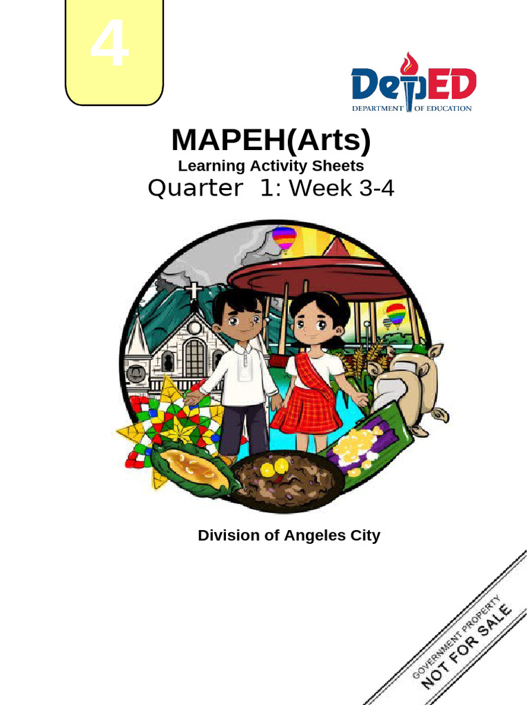 Las g 4 q1mapeh Arts Week 3 4 Ok | PDF