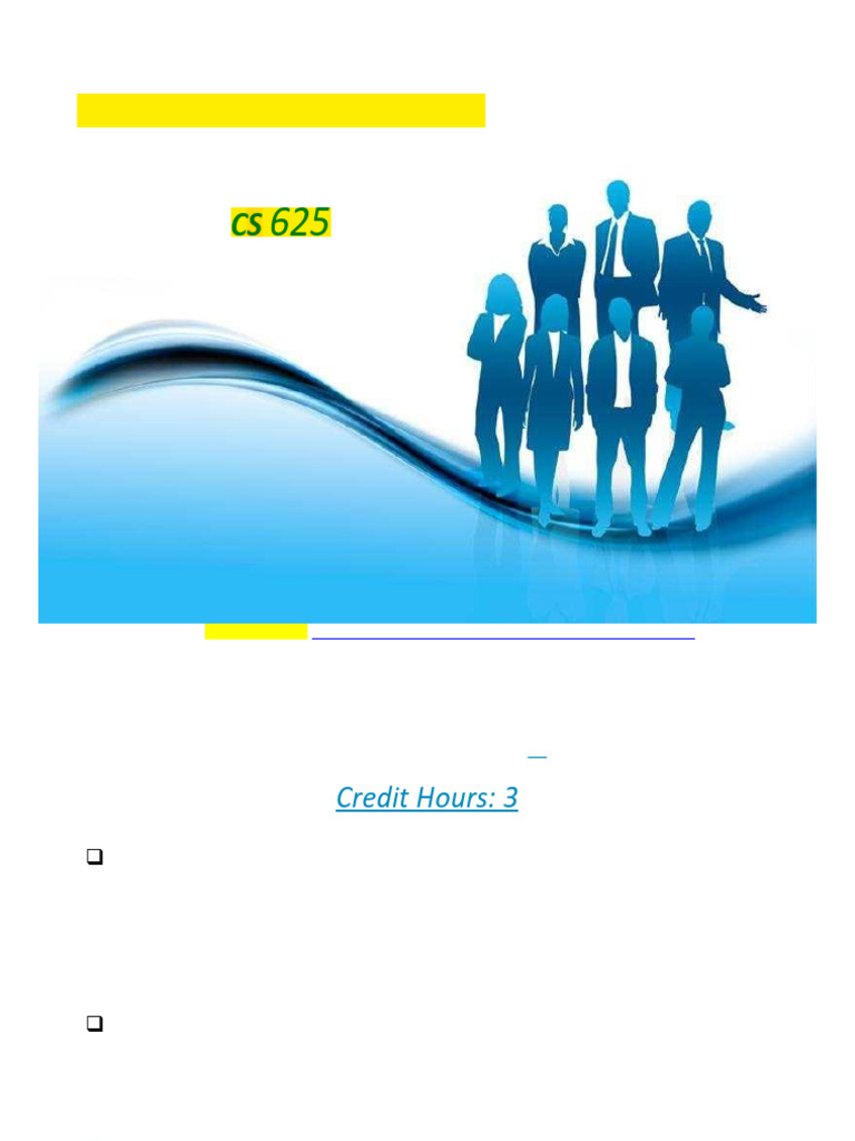 CS625 Highlighted Ppts by Masters | PDF | Software Engineering | Software