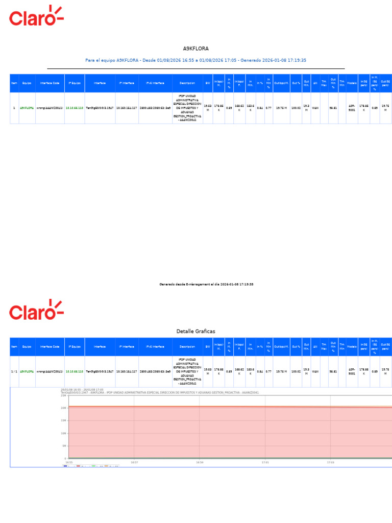 Reporte Interfaces 20260108171935 | PDF | Protocolos de capa de red ...
