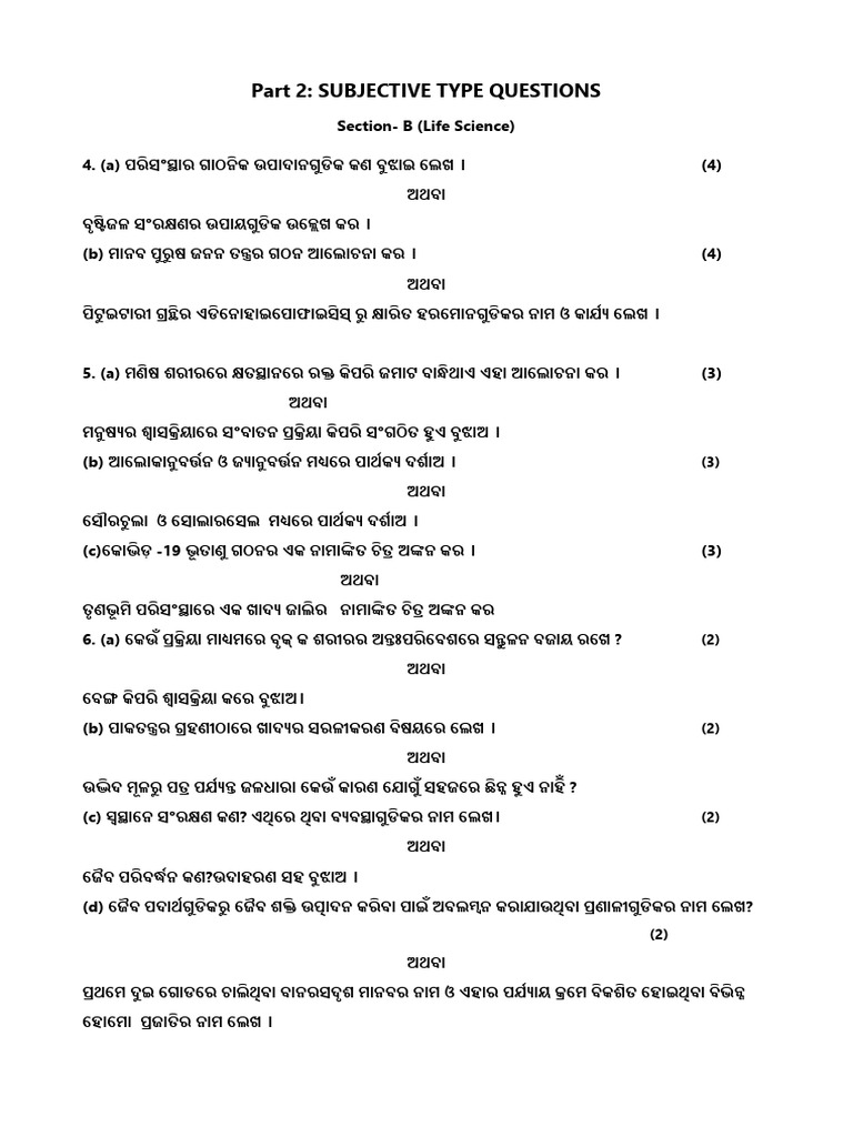 Subjective 2 SK | PDF