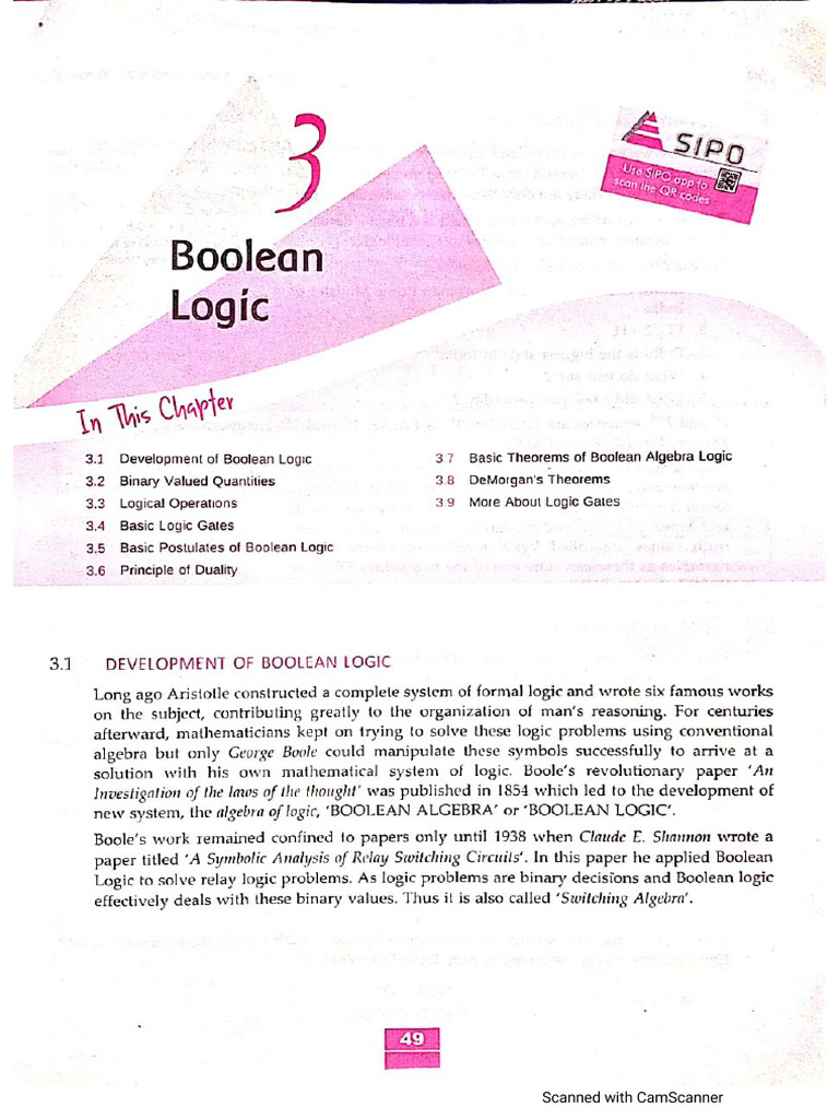 3.Boolean Logic | PDF