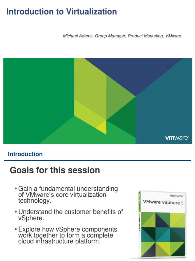 Introduction To Virtualization 359942 | PDF | V Mware | Cloud Computing