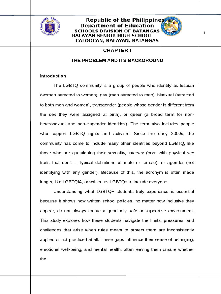 PR PAPER Template G3 (1) | PDF | Bullying | Well Being