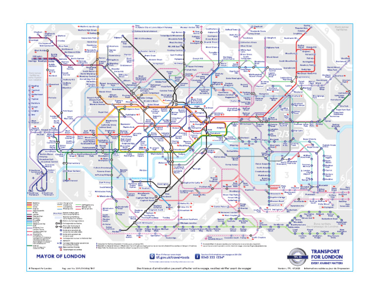 Tube Map 2025 French (1) | PDF