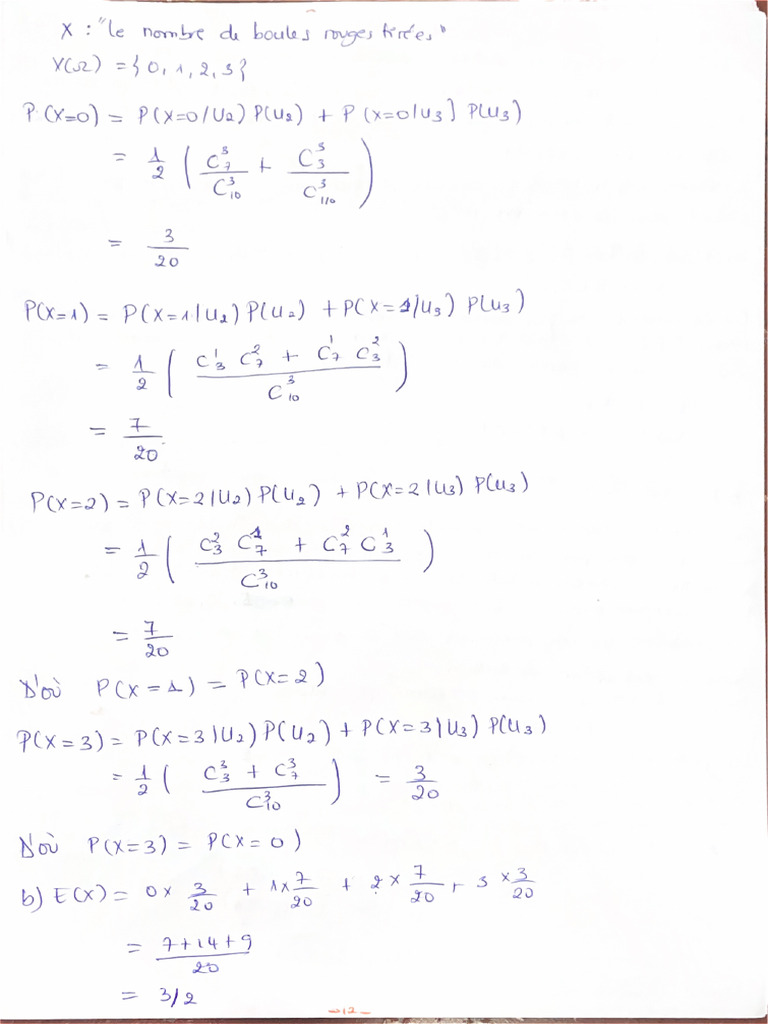Probabilité &statistique TD 1,2,3 partie 2 | PDF