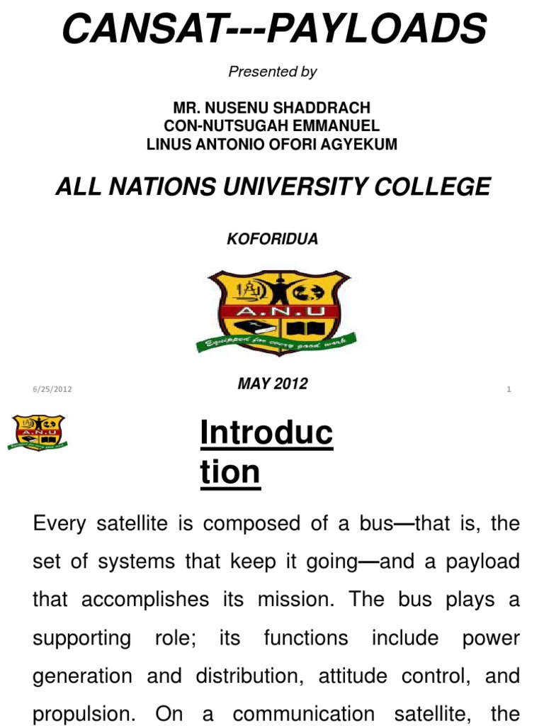 CanSat PayLoad | PDF | Sensor | Thermocouple