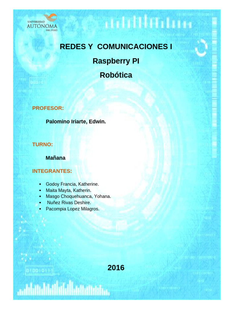 Informe - Redes i | PDF | Raspberry Pi | Informática