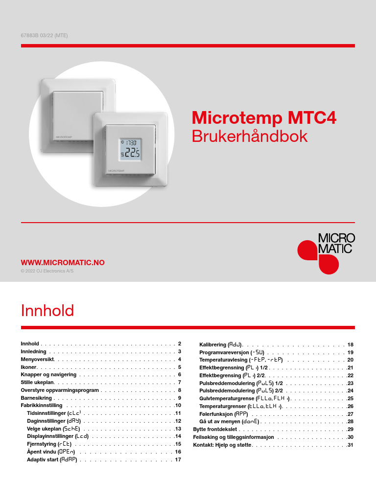 Microtemp Varmekabler | PDF