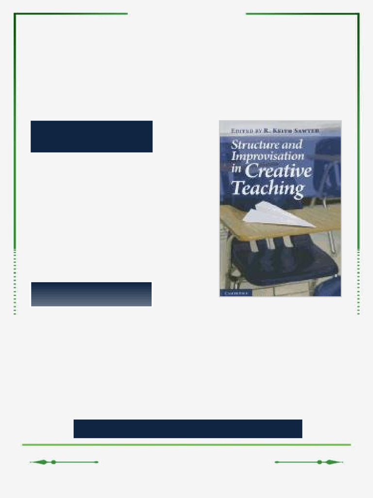 Structure and Improvisation in Creative Teaching R. Keith Sawyer ebook ...