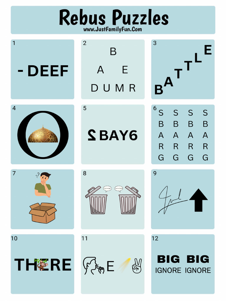 Rebus Puzzles 10 | PDF