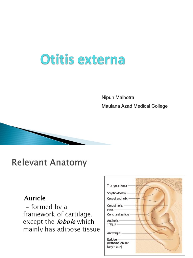 External Ear Pathology - Presentation | Ear | Candidiasis
