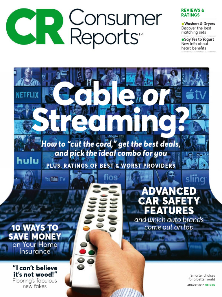201708 Consumer Reports | PDF | Headlamp | Net Neutrality