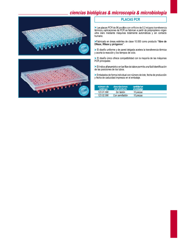 Placas Pcr | PDF