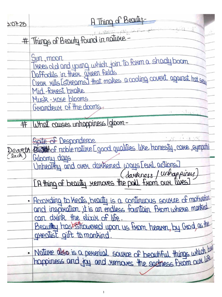 XII Poems Handwritten Notes | PDF