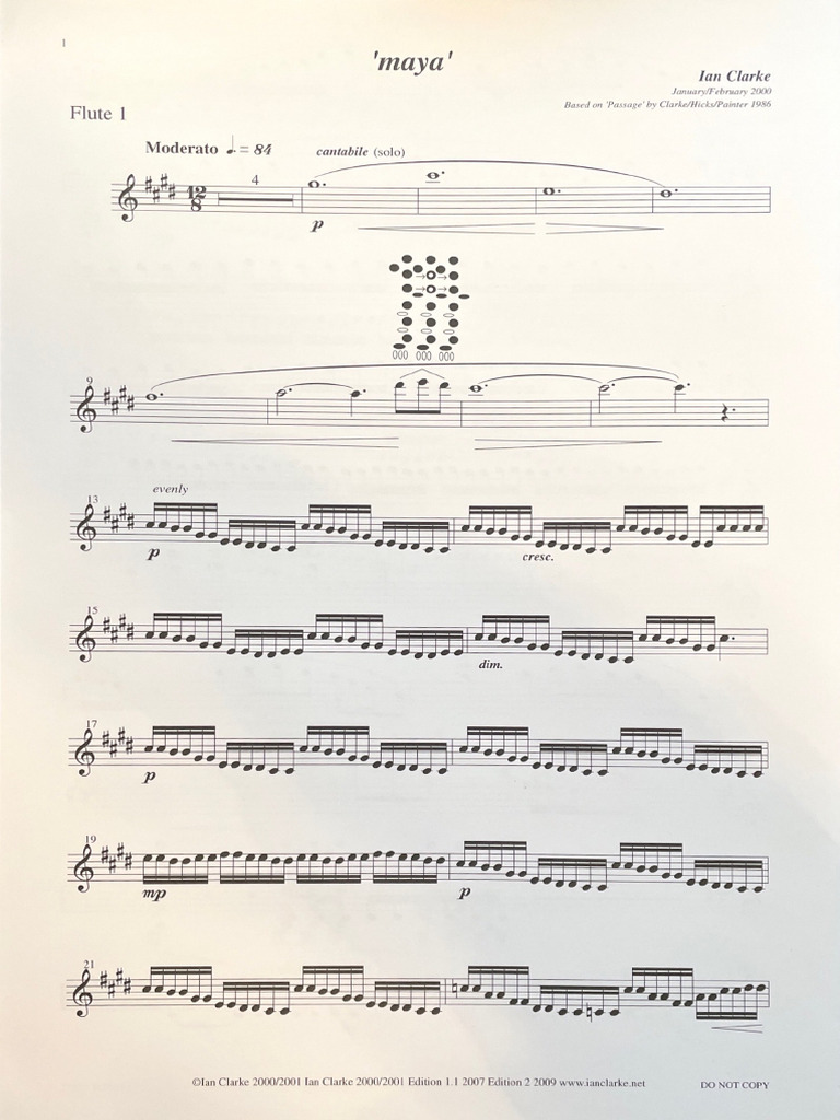 Maya (Flute Parts) | PDF