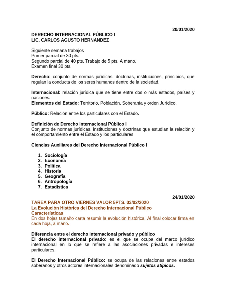 Internacional publico 1er parcial | PDF | Estado (política) | Tratado