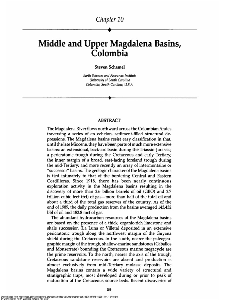 Magdalena Basins: Hydrocarbon Exploration | PDF | Earth Sciences | Geology