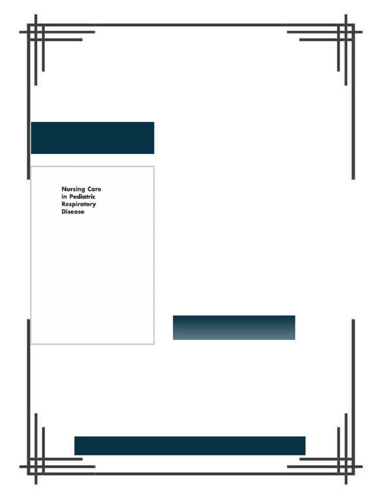 Nursing Care in Pediatric Respiratory Disease 1st edition by Concettina ...
