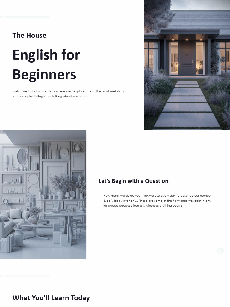 s9 the House | PDF | Vocabulary | English Language