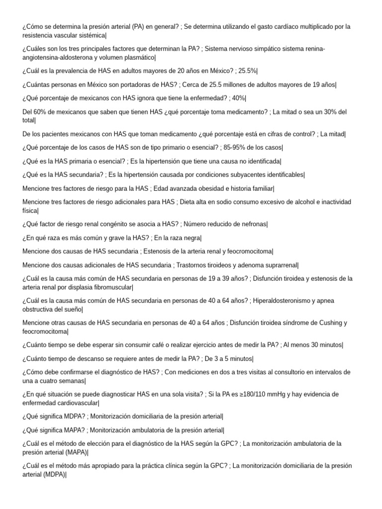 Cardio | PDF | Hipertensión | Insuficiencia cardíaca