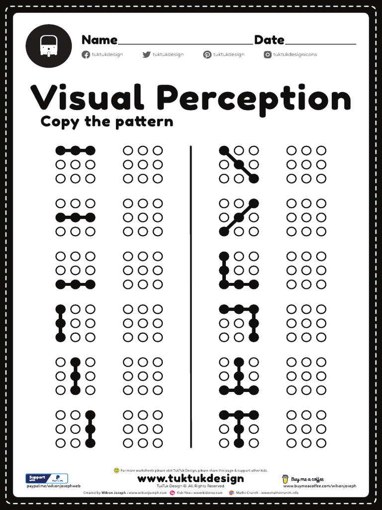 02 Visual Perceptual Skills Patterns | PDF