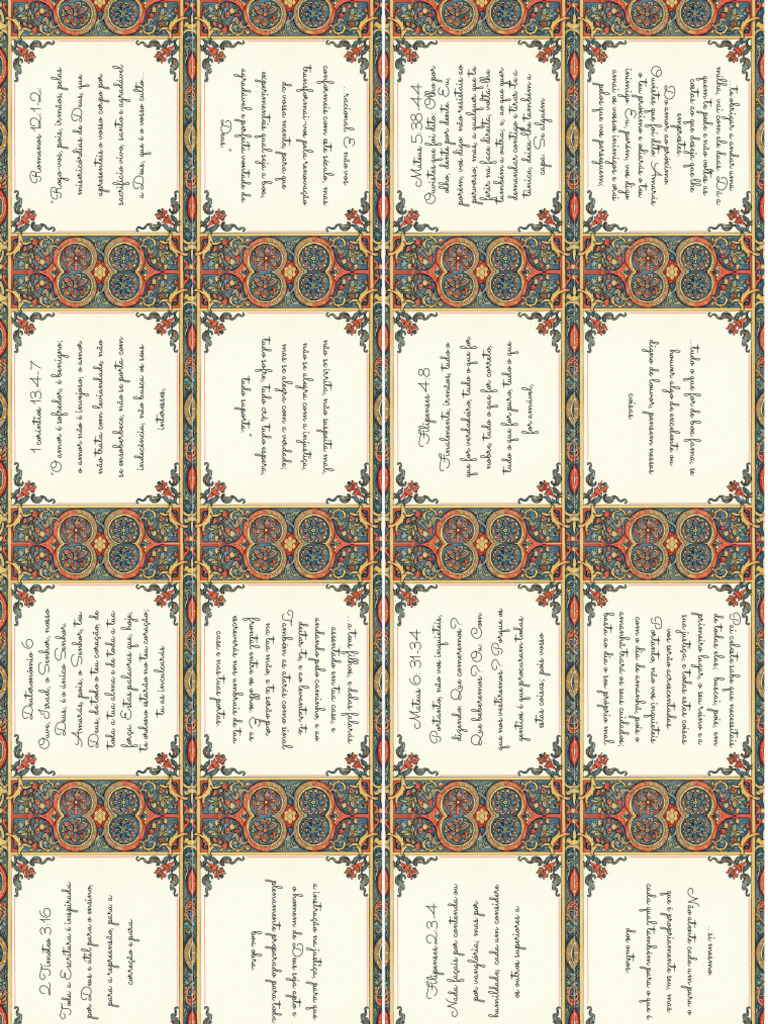 cards para memorizar versículos (adultos) | PDF | Amor | Livro de ...