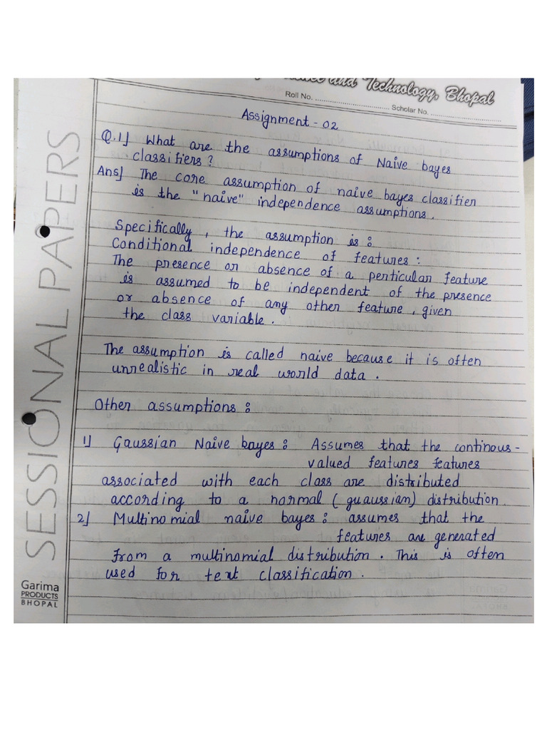 ML Assignment 2 Roll No 183 | PDF