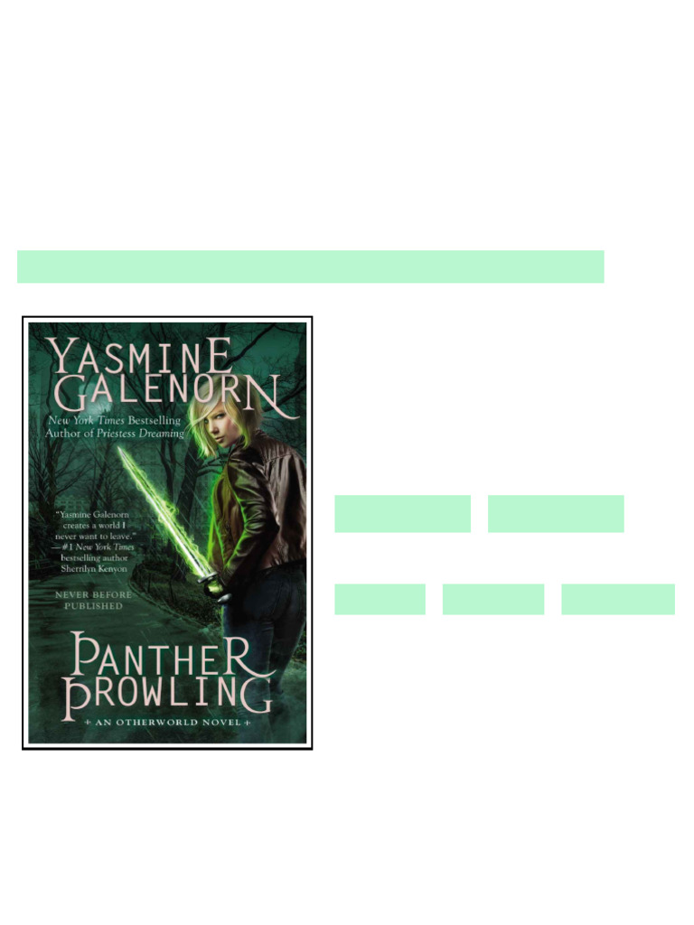 Panther Prowling Otherworld Series Book 17 Yasmine Galenorn ebook ...
