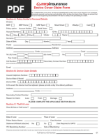Telkom Claim Form - BB 24032024 | PDF | Insurance