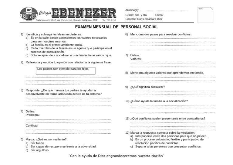 Ev. Marzo Ps. 5to y 6to | PDF