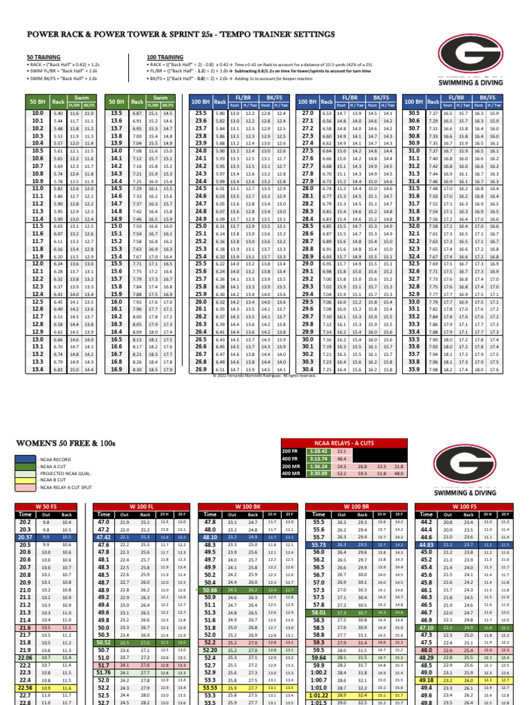 2022 Georgia Time Calculator Racks and Towers | PDF