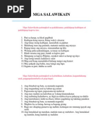 5 Halimbawa NG Lantay Na Pangungusap | PDF