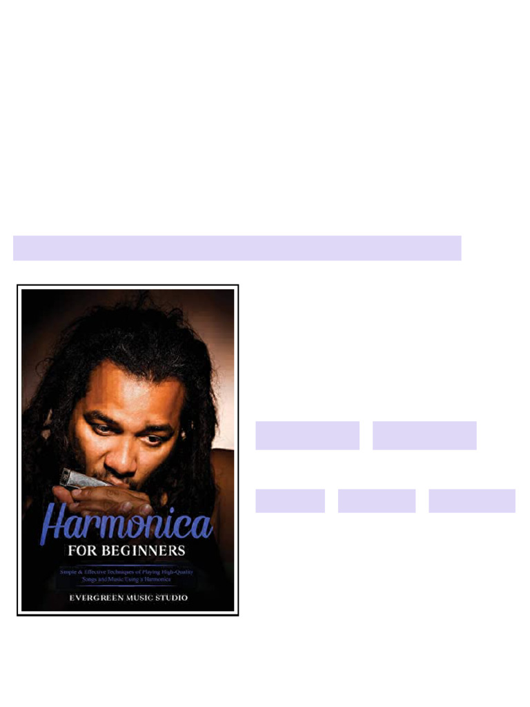 Harmonica For Beginners Simple Effective Techniques Of Playing ...
