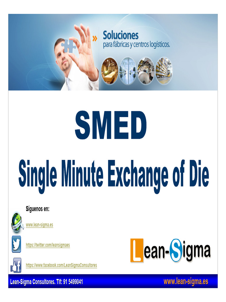 SMED-Lean manufacturing | PDF | Mecanizado | Arranque