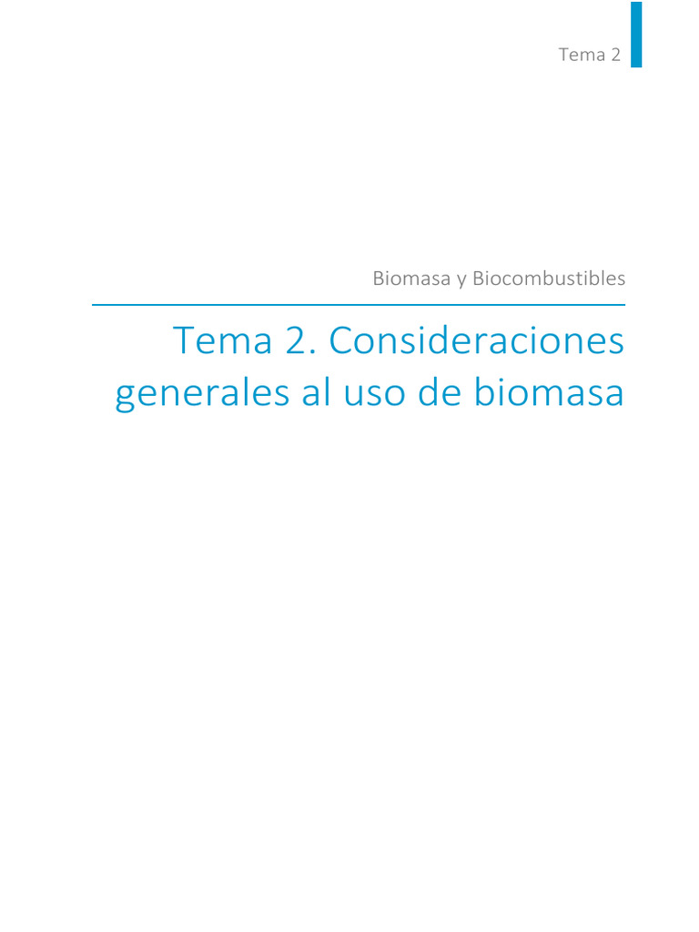 esl-ES Tema 2 Biomasa y Biocombustibles | PDF | Biocombustible | Biomasa