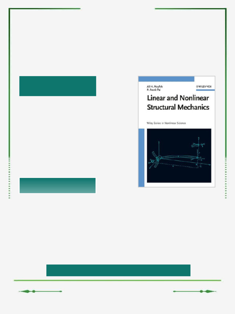 Linear and Nonlinear Structural Mechanics 1st Edition Ali H. Nayfeh ebook enhanced academic ...