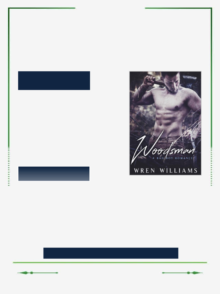 Woodsman A Bad Boy Romance 1st Edition Abby Brooks Wren Williams eBook ...