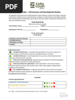 HSE Performance Achievement Template | PDF | Goal | Learning