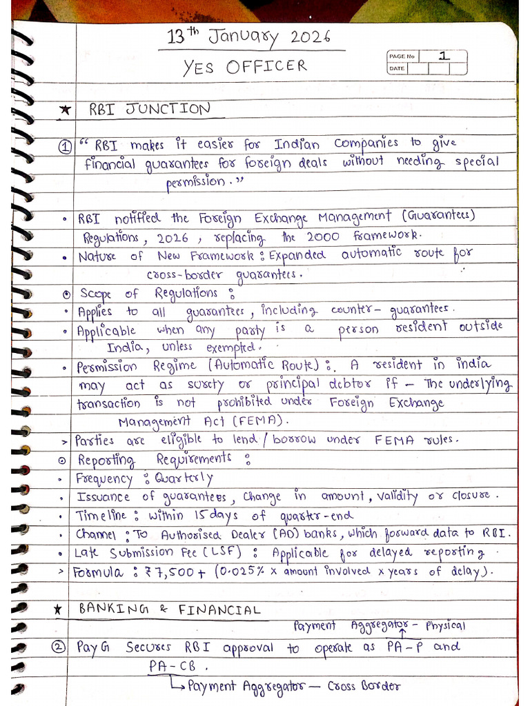 13 Jan 26, Handwritten Notes | PDF